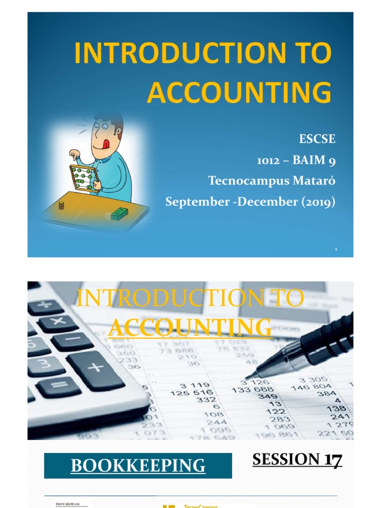 Intro Accounting - Session 17 | PDF | Debits And Credits | Corporate Jargon