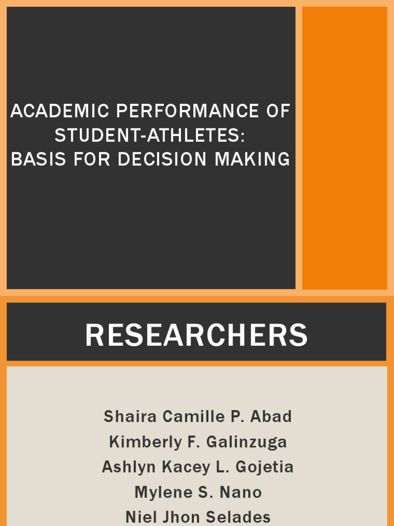 The Academic Impact of Athletics: An Analysis of Student-Athlete ...
