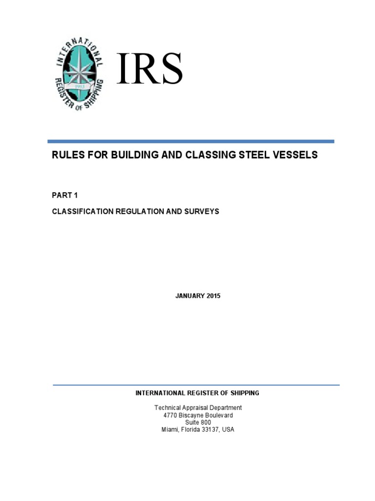 Irs Survey | PDF | Ships | Audit
