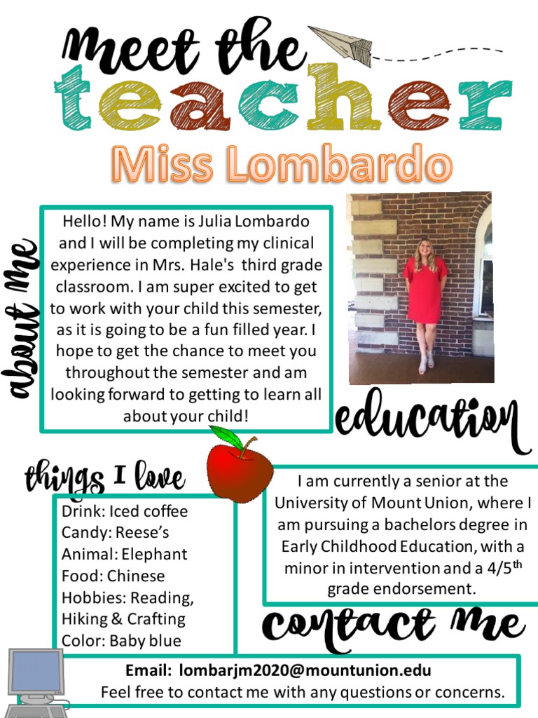 Meet The Teacher | PDF