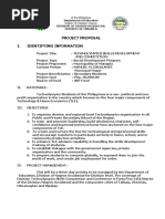 TLE Project Proposal | PDF | Tools | Cookware And Bakeware