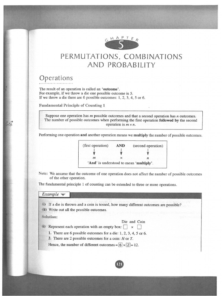 Permutations Combinations and Probability Part1 PDF | PDF
