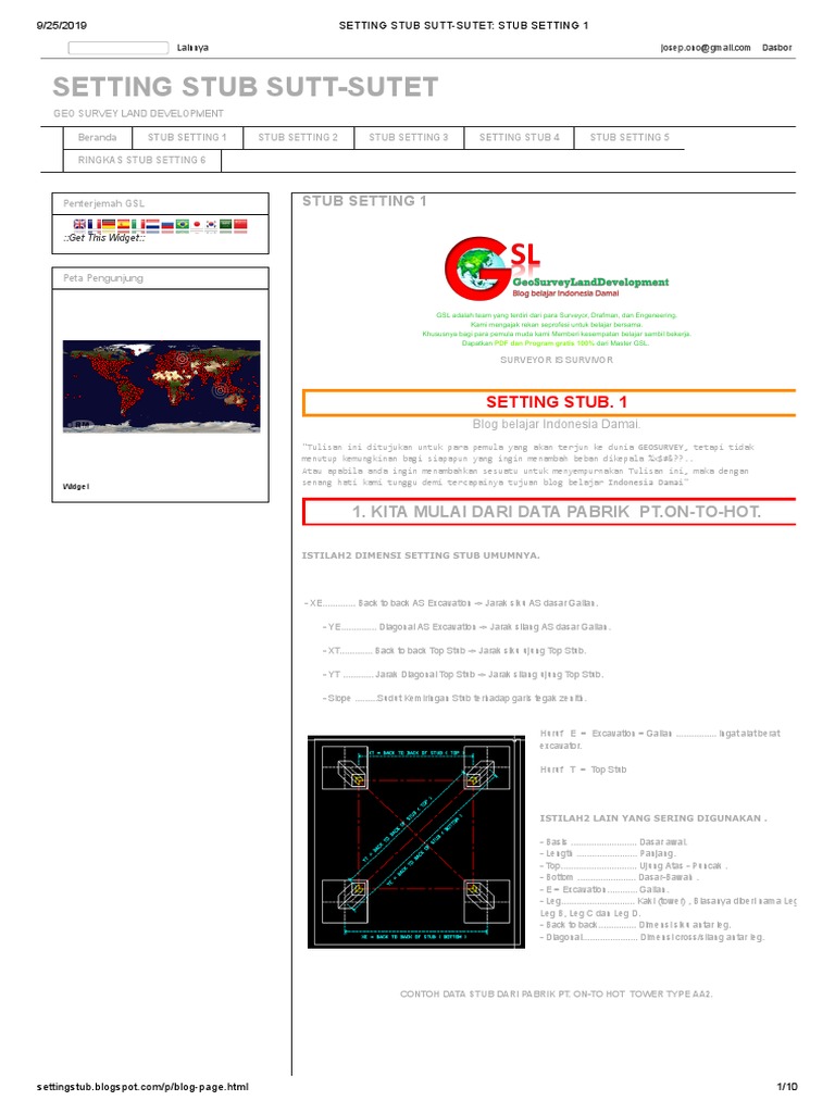 Setting Stub Sutt-Sutet - Stub Setting 1 | PDF