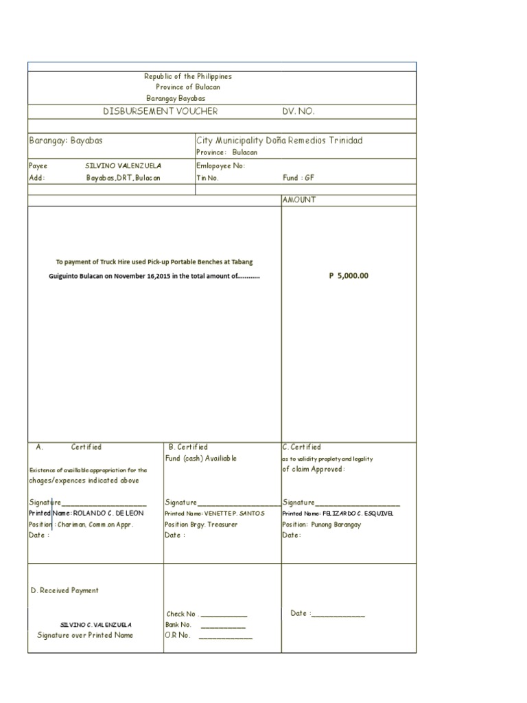 Set of Voucher 1 | PDF | Business