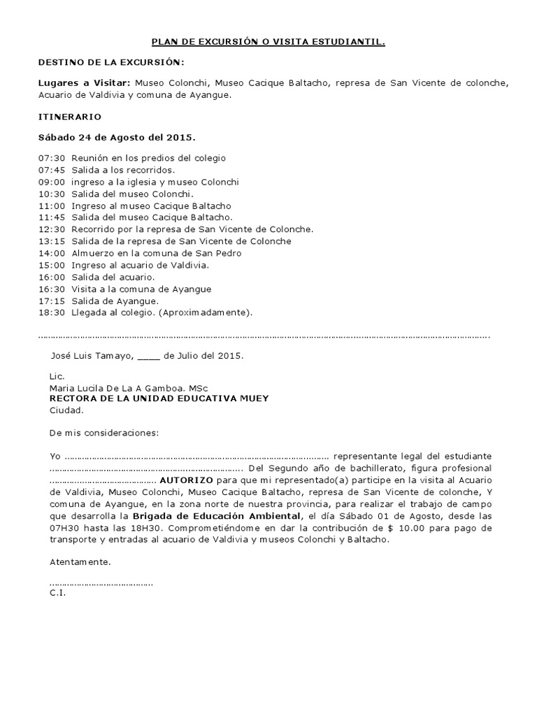 Visita al Acuario de Valdivia 2015 | PDF | Business