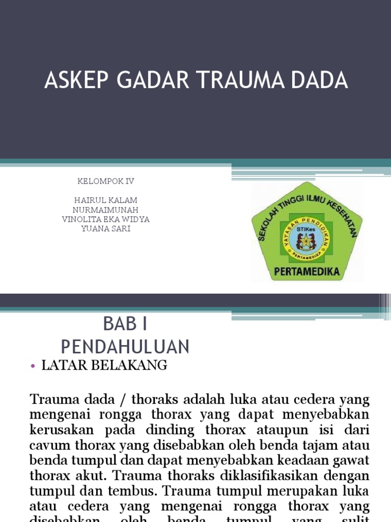 Trauma Dada | PDF | Pengembangan Diri