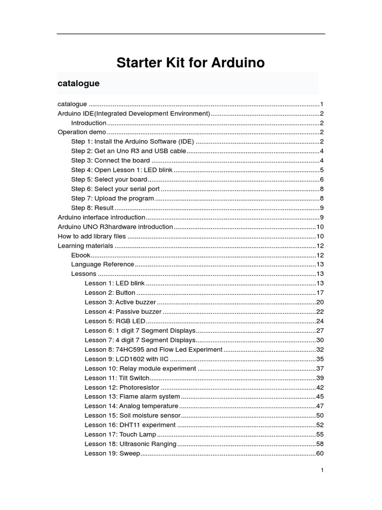 Arduino | PDF | Arduino | Light Emitting Diode