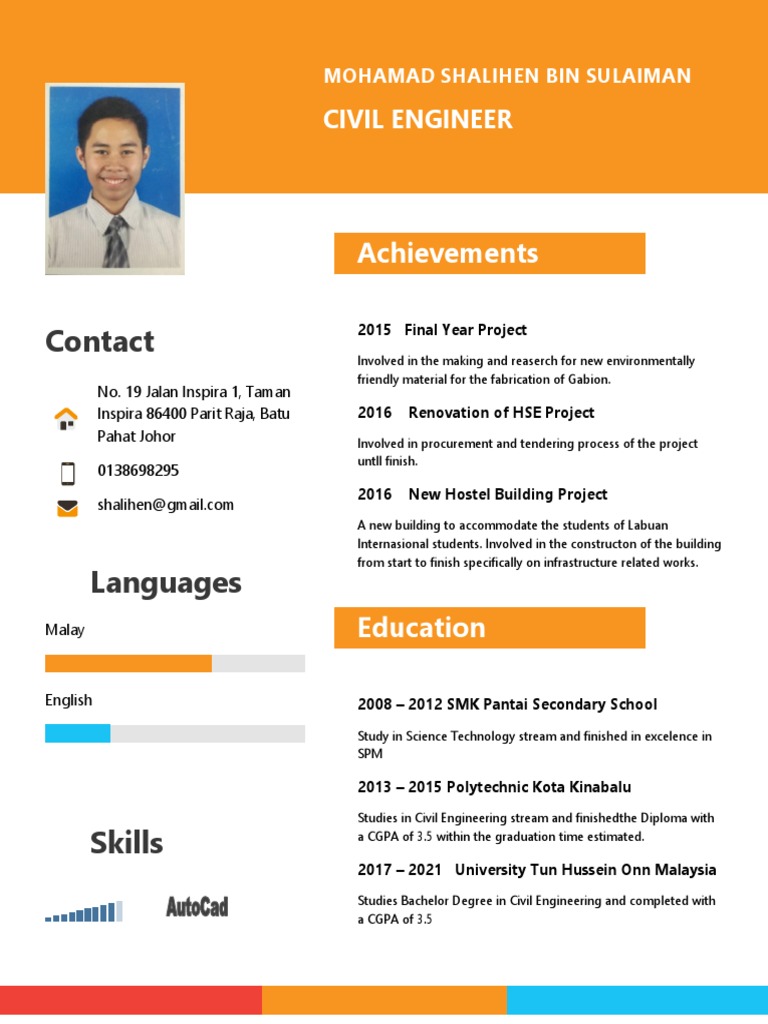 Resume English | PDF