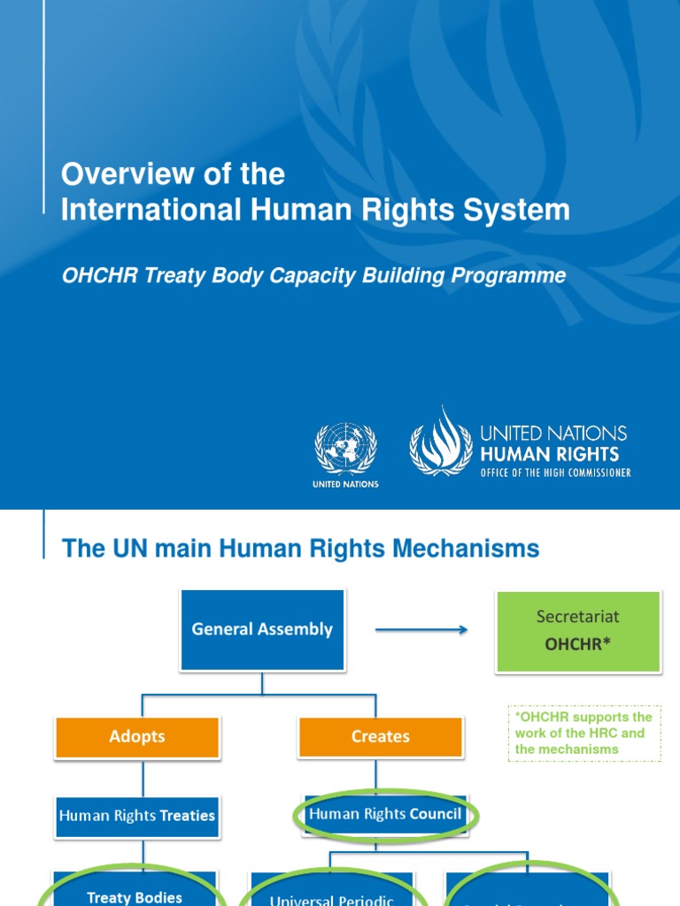 Overview of The International Human Rights System: OHCHR Treaty Body ...