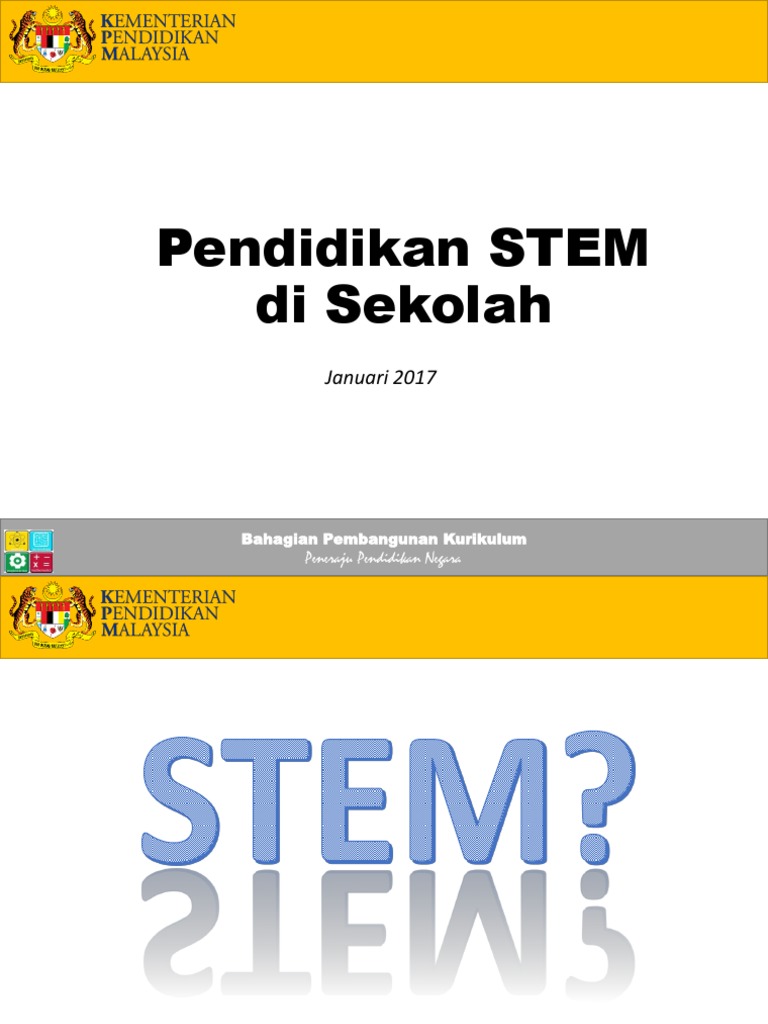 Pendidikan Stem Di Sekolah Pdf Pdf