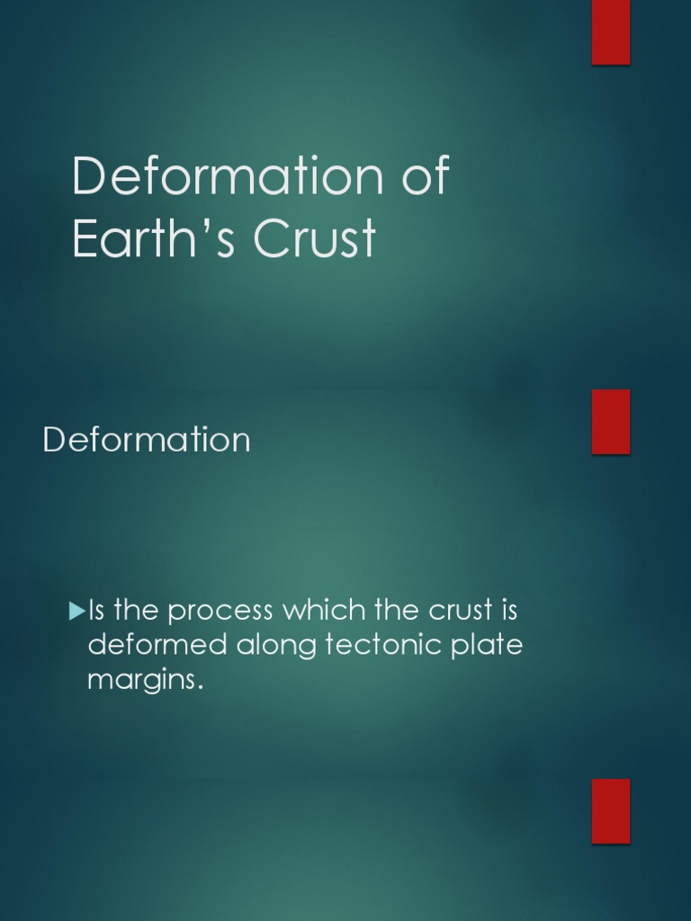 Deformation of Earth's Crust Explained | PDF