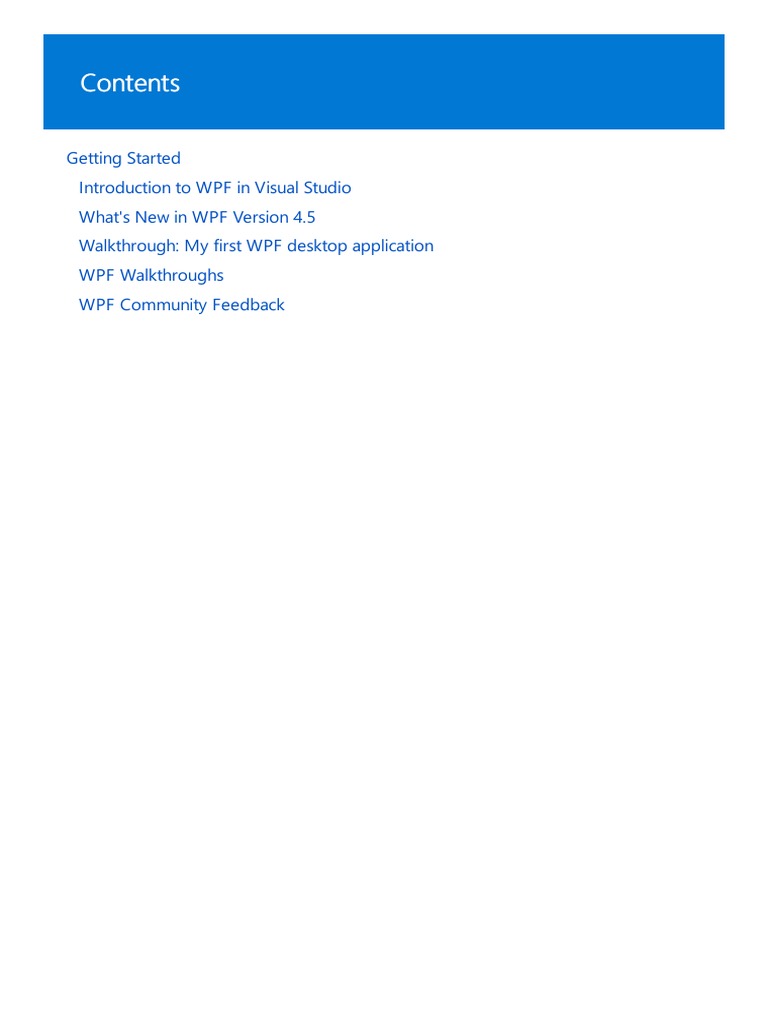 MS Windows Presentation Framework | PDF | Windows Presentation ... MS Windows Presentation Framework | PDF | Windows Presentation ...
