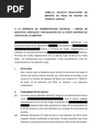 Devolucion de Tasa Judicial | PDF