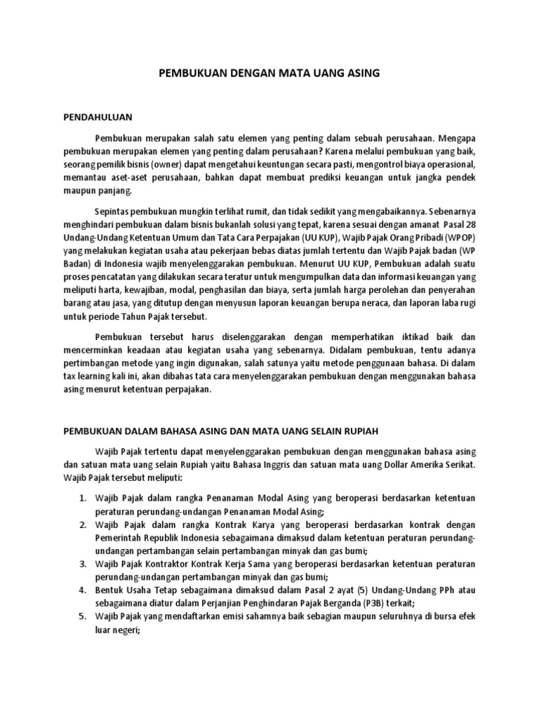 Materi PPT Perpajakan Lanjutan (UTS) | PDF