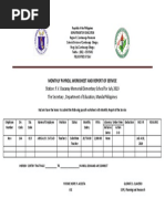 Sample Service Record DepEd | PDF | Government | Business