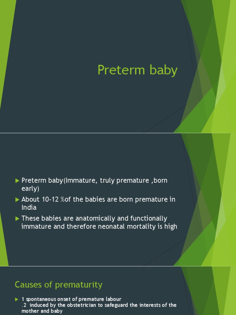 Preterm Baby | PDF | Preterm Birth | Childbirth