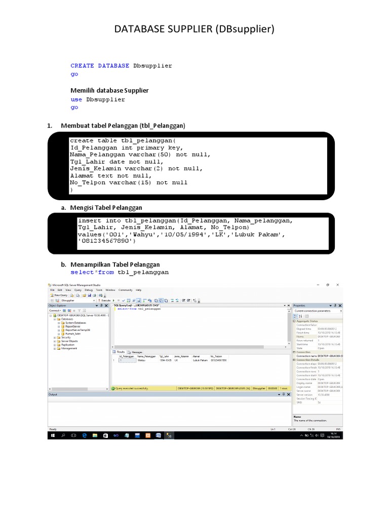 SQL Database Schema for Suppliers | PDF | Databases | Scientific Modeling