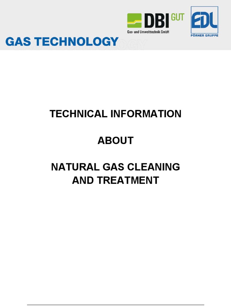 Natural Gas Cleaning and Treatment | PDF | Natural Gas | Natural Gas ...