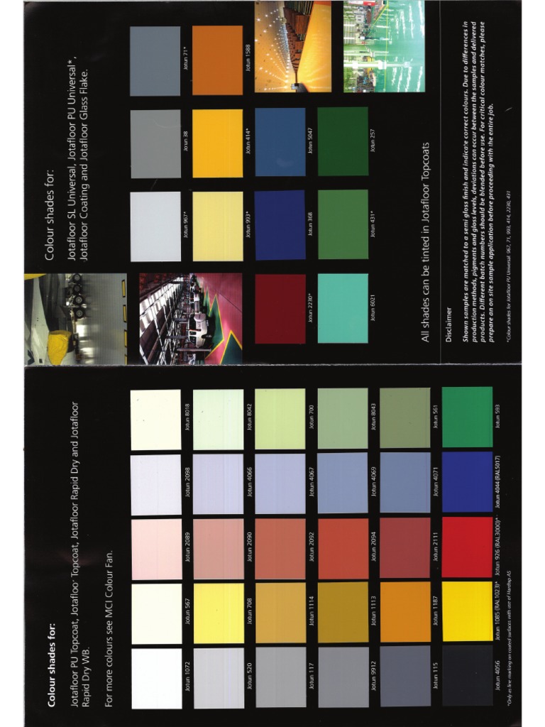 Jotafloor Color Card | PDF