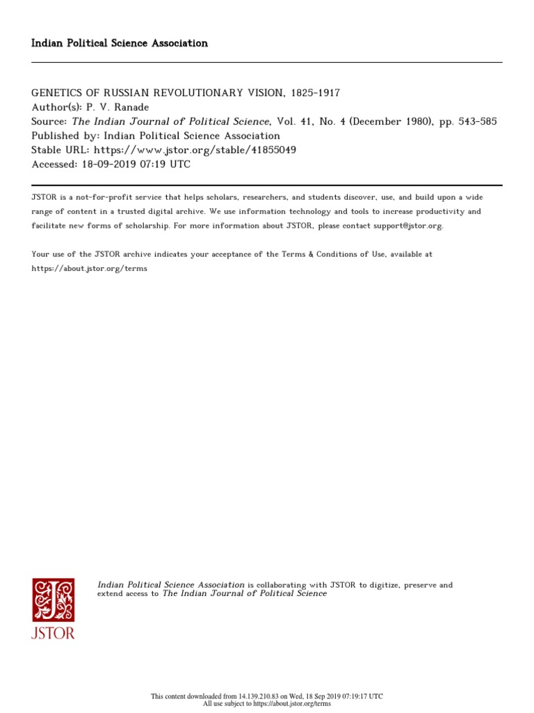 Genetics of Russian Revolution | PDF | Russian Empire | Karl Marx