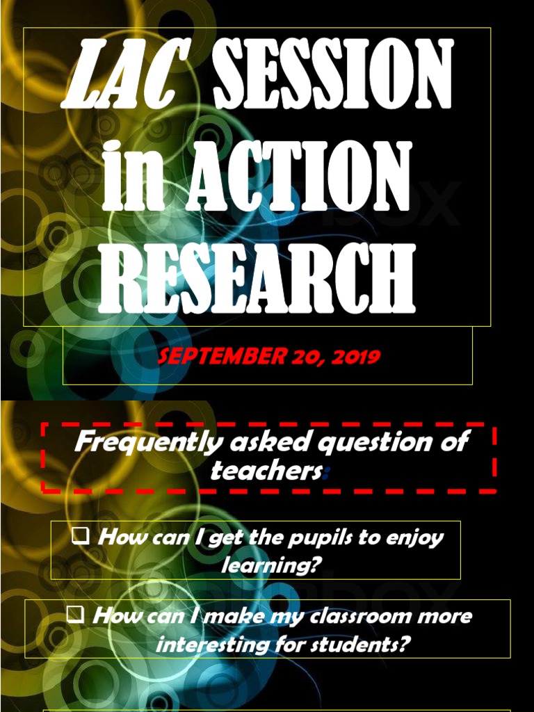 Action Research LAC | PDF | Action Research | Teachers