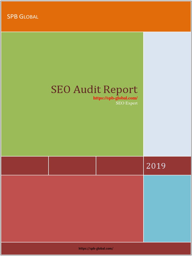 SEO Audit Report: SPB G | PDF | Web Page | Search Engine Optimization