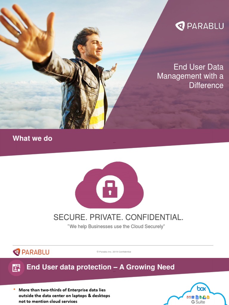 Introducing Parablu | PDF | Backup | Cloud Computing