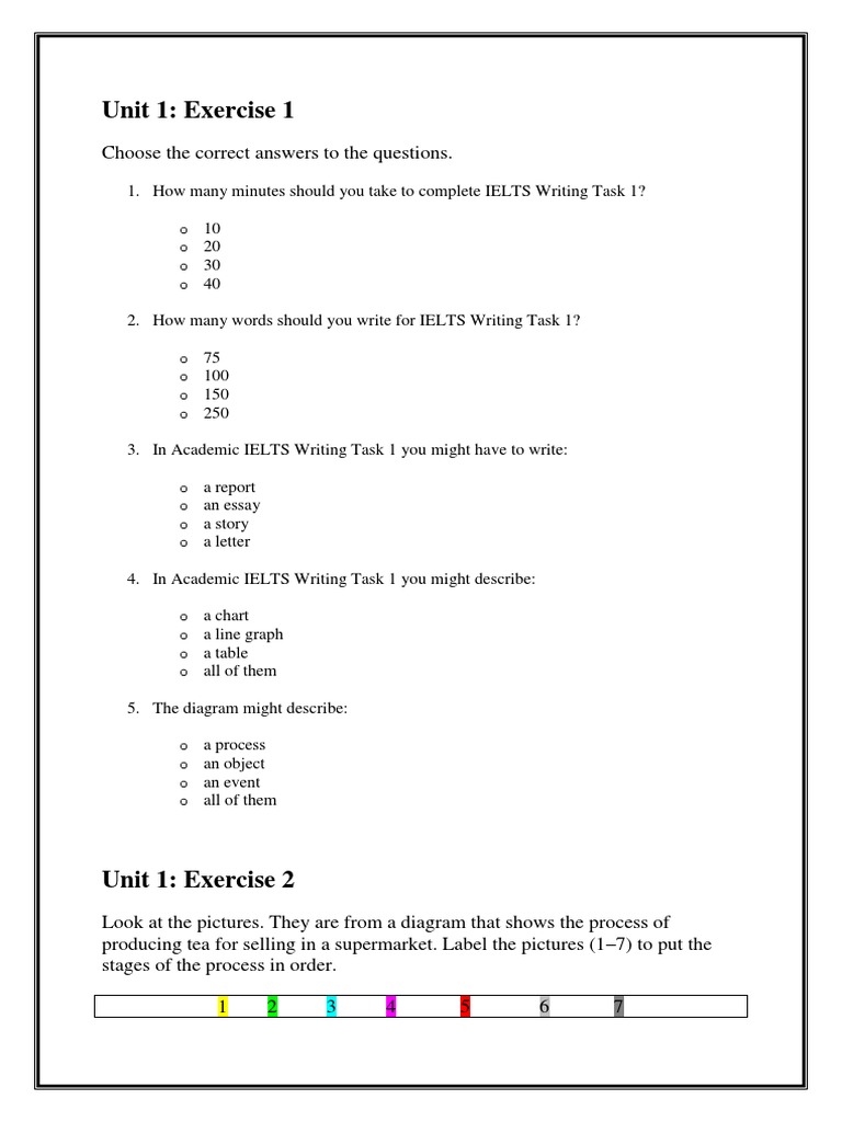 IELTS Writing Task 1 Process Diagram | PDF | Tea | International ...
