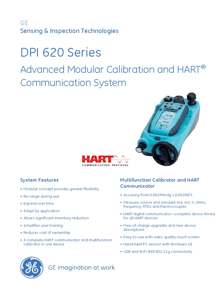 DPI 620 Series: Advanced Modular Calibration and HART Communication ...