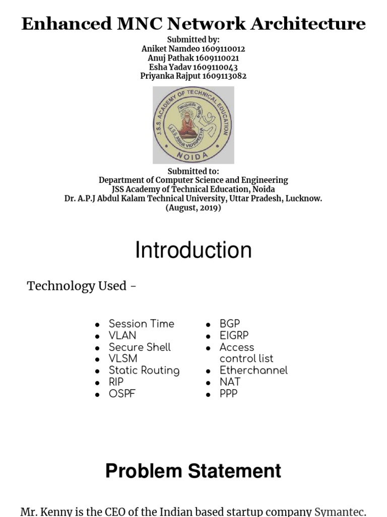 MNC Network Design & Implementation | PDF | Cisco Certifications ...
