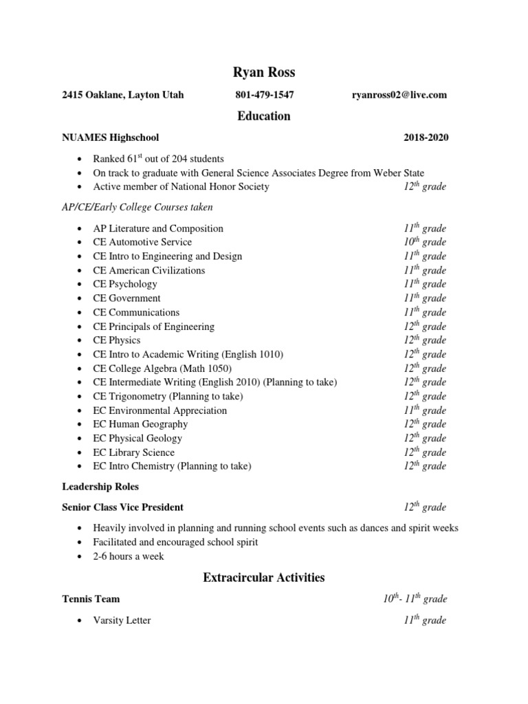 Academic Resume | PDF | Academia | Behavior Modification