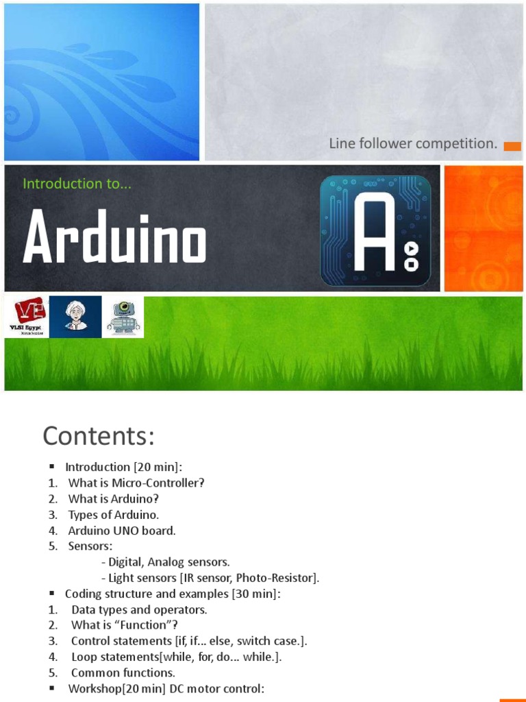 Introduction To Arduino | PDF | Microcontroller | Arduino