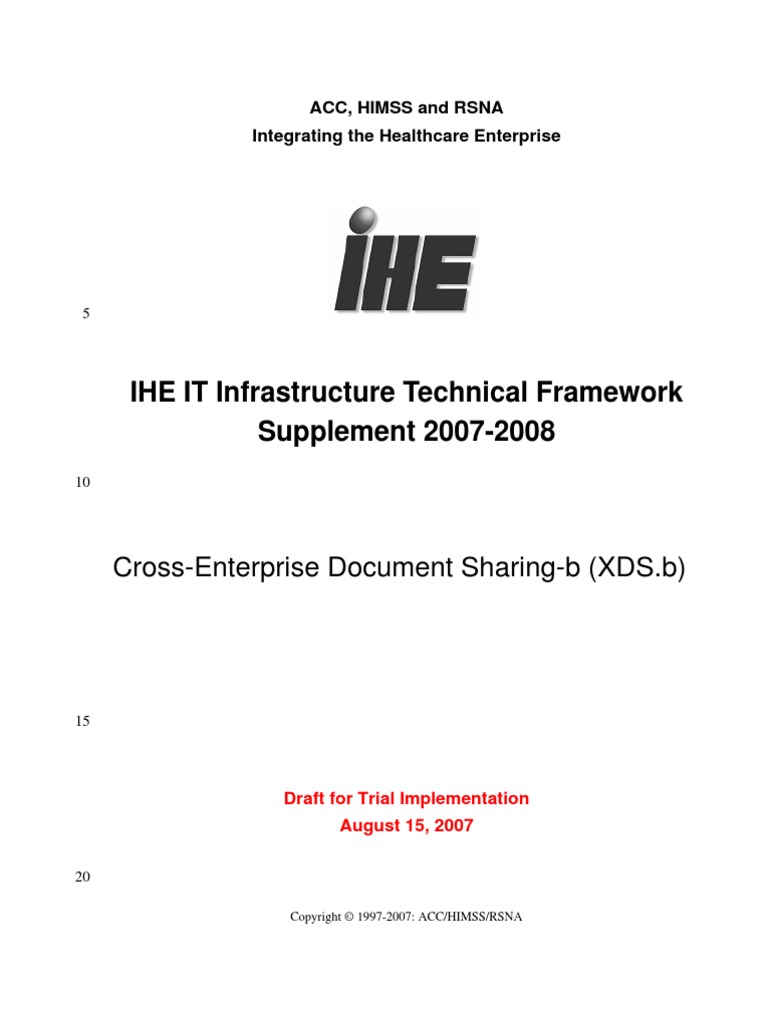 IHE ITI TF Supplement XDS-2 | PDF | Soap | Xml Schema