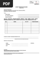 Borang Pengesahan Akaun Bank | PDF