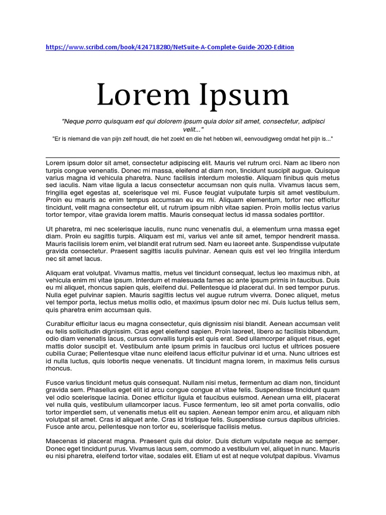 Lorem Ipsum: "Neque Porro Quisquam Est Qui Dolorem Ipsum Quia Dolor Sit Amet, Consectetur ...