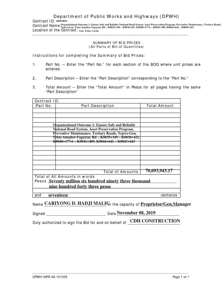 Department of Public Works and Highways (DPWH) | PDF | Foreign Exchange ...