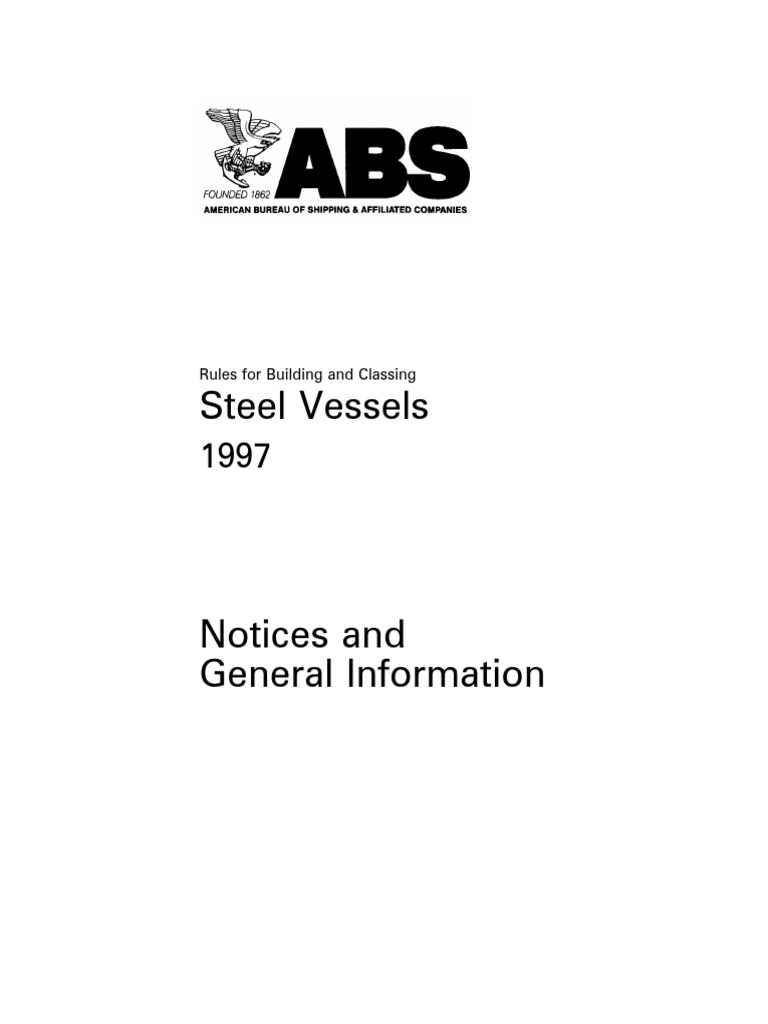 ABS | Download Free PDF | Ships | Internal Combustion Engine