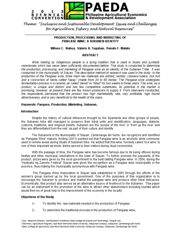 Pangase Making | PDF | Wine | Beverages
