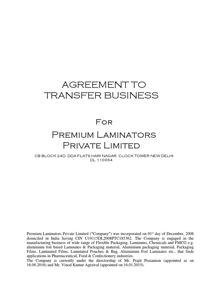 PRE LAM Agreement | PDF | Indemnity | Contractual Term