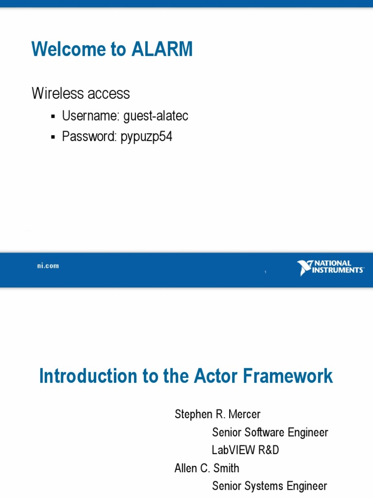 Actor Framework | PDF | Software Framework | Modular Programming