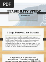 Claudine's Feasibility Study (Filipino) | PDF
