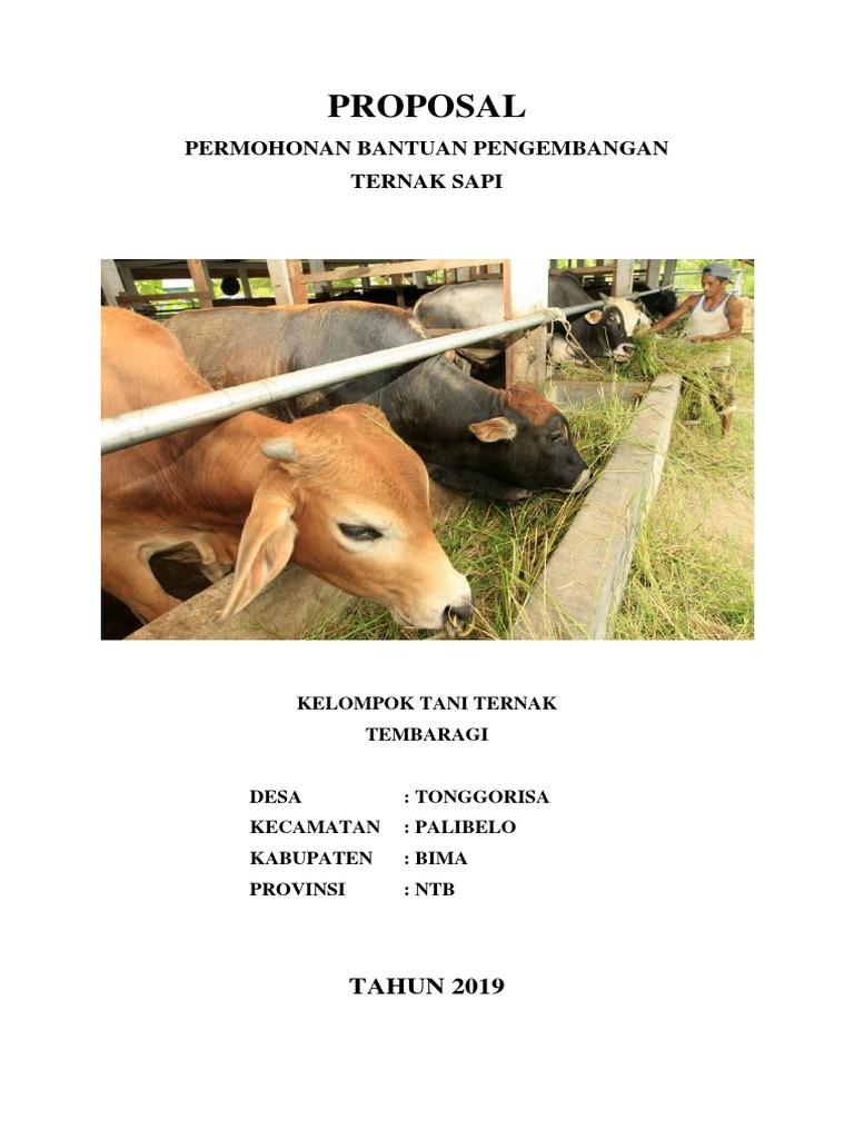 PROPOSAL Tani Ternak Kancoa Rida | PDF
