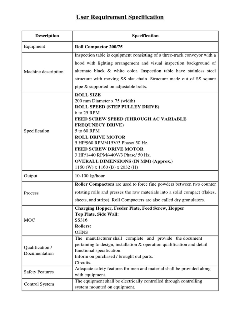 Free Roller Compactor Inspection Checklist (Customisable), 51% OFF