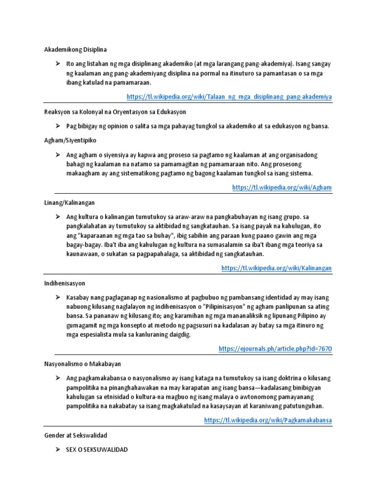 Assignment 2 in Araling Pilipino Wika | PDF