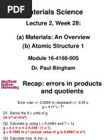 Lecture - Notes - Materials Science and Engineering - 9282018 PDF | PDF ...