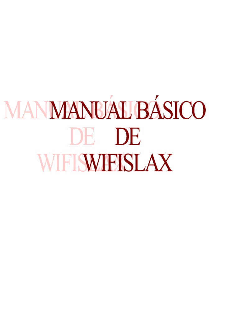 Manual Wifislax | PDF | Bios | Disco compacto