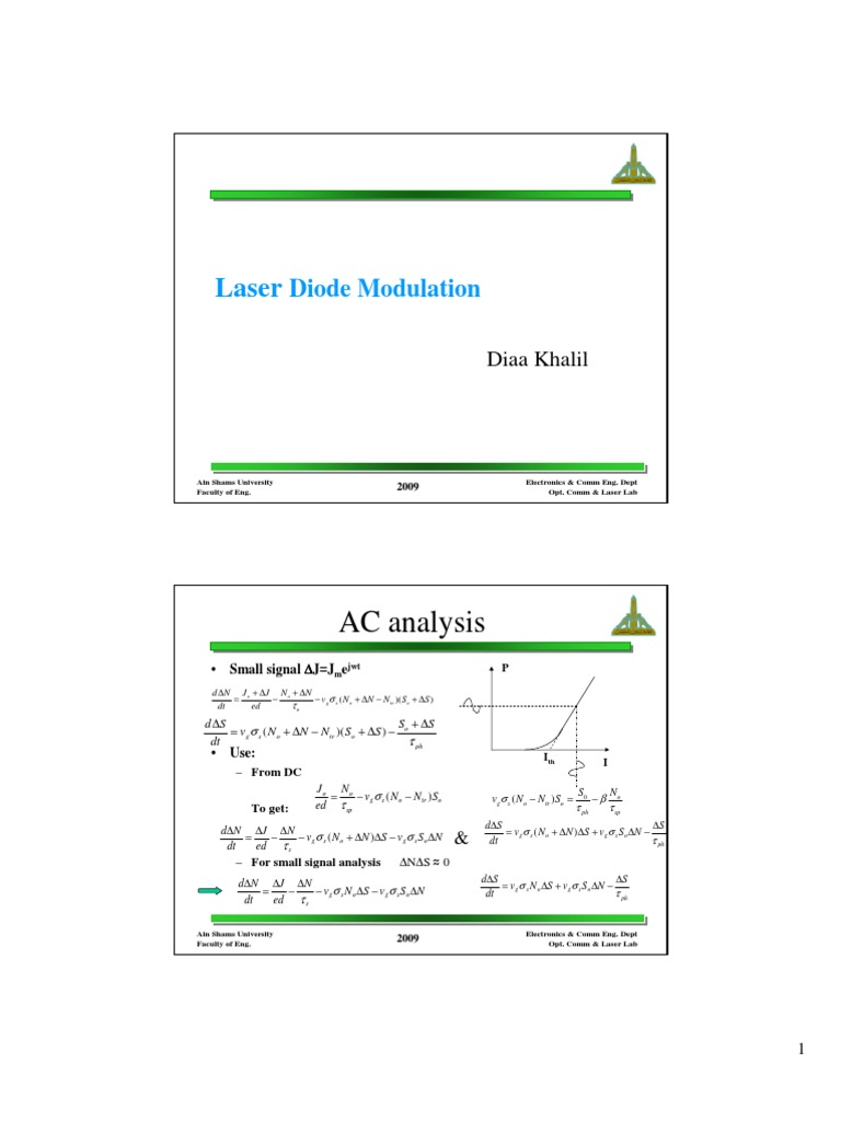 03LaserDiode Modulation09 | PDF | Laser | Resonance