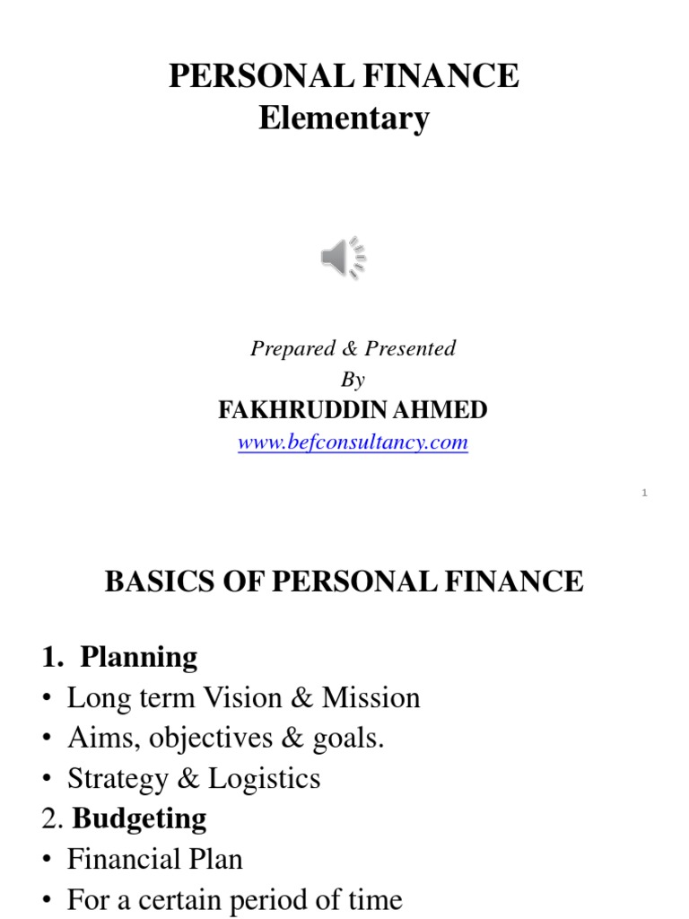 Personal Finance Basics Guide | PDF | Career & Growth