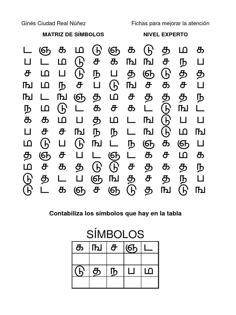 Símbolos, Números, Letras, Signos 10 | PDF