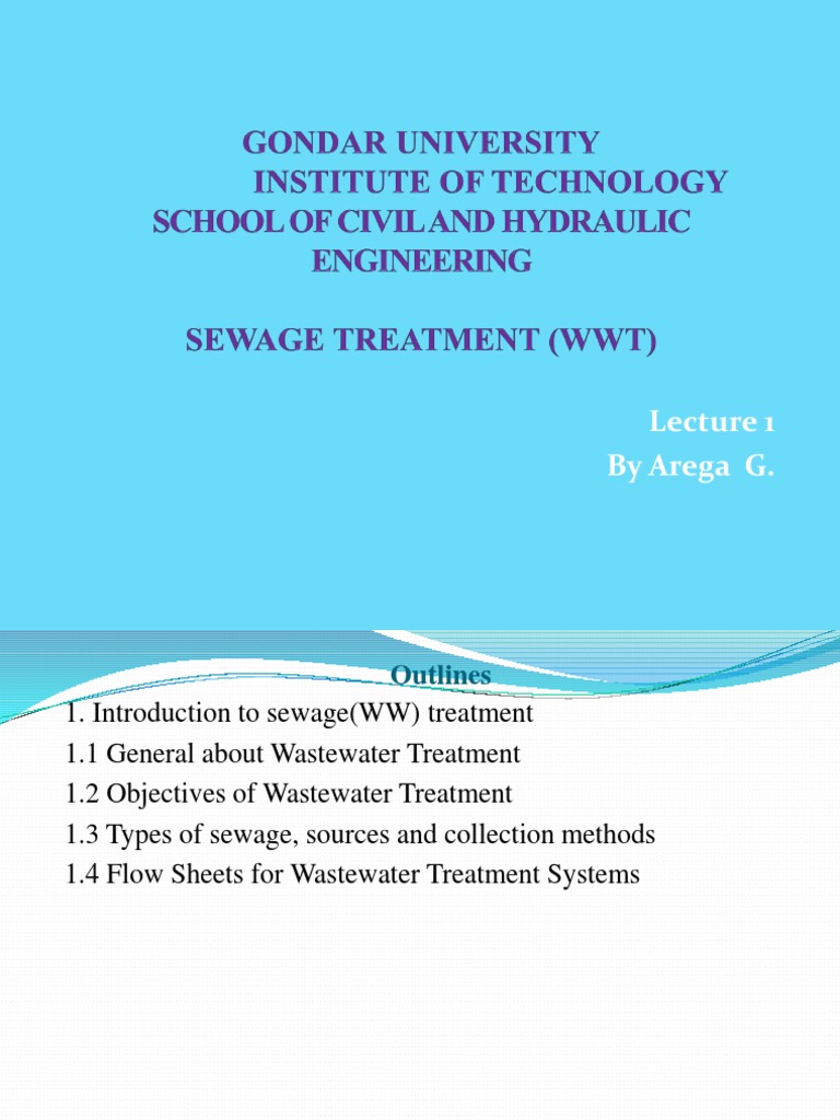 Sewage | Download Free PDF | Sanitary Sewer | Sewage Treatment